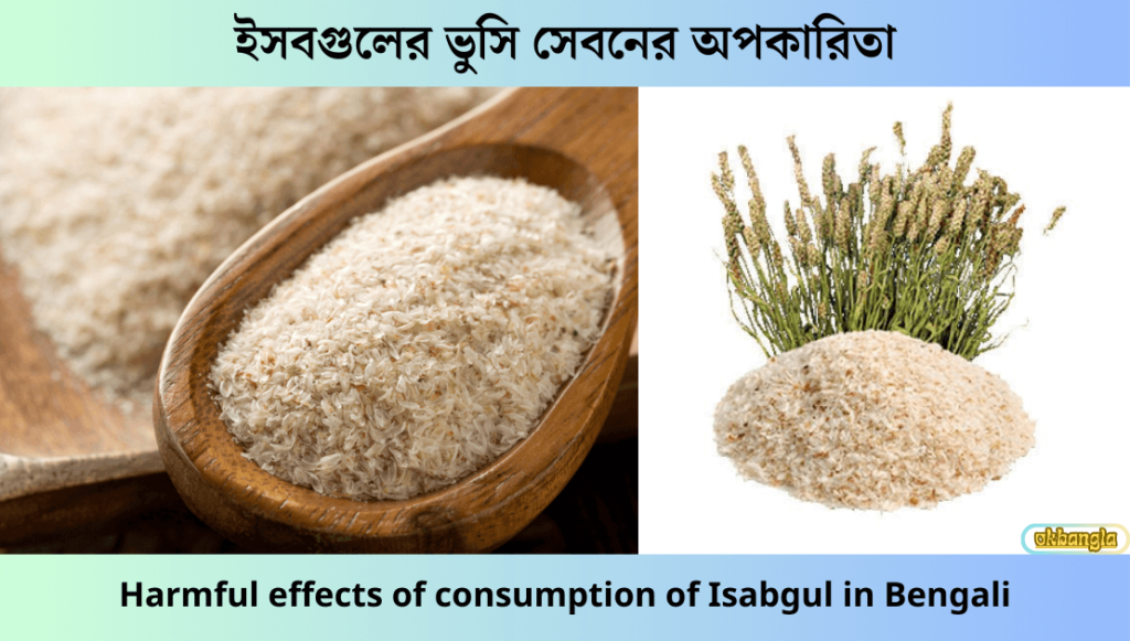 ইসবগুলের ভুসির অপকারিতা Harmful effects of Isabgul in Bangla